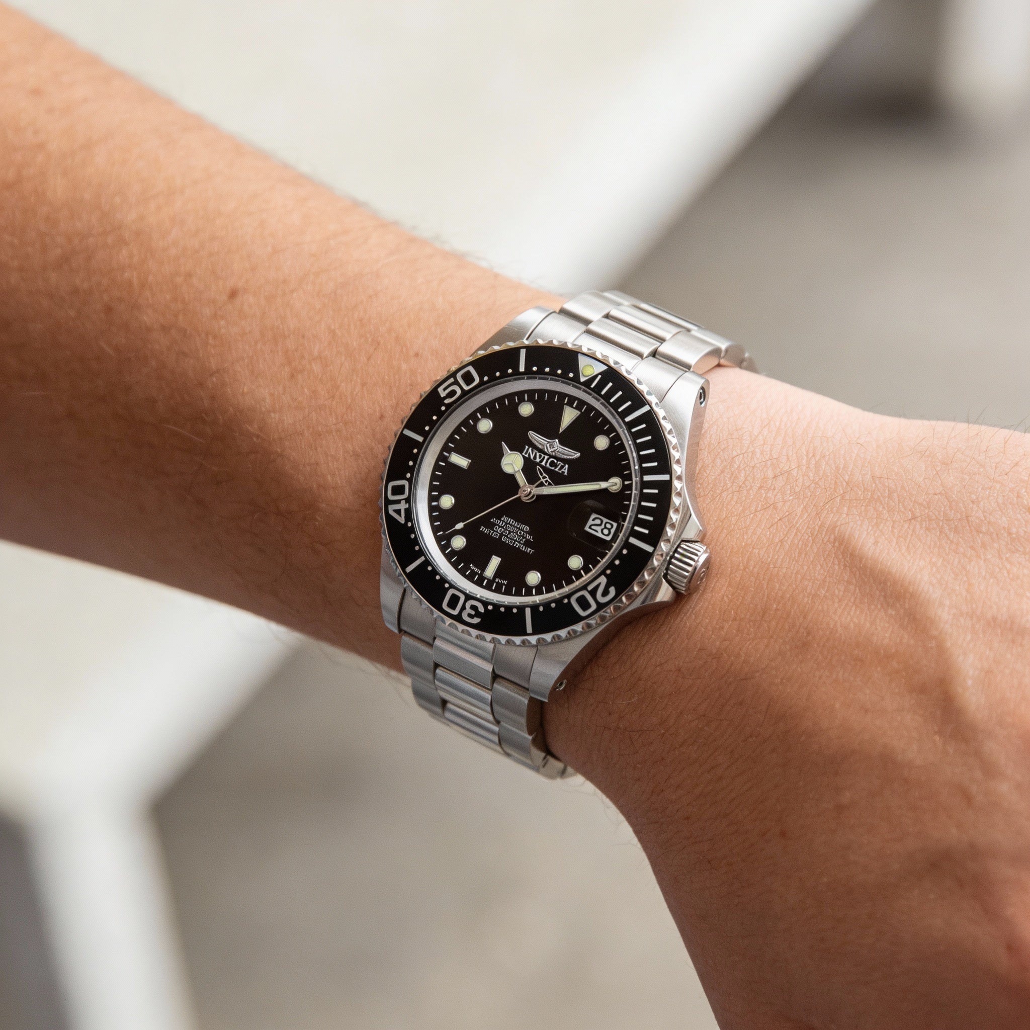 Buy Invicta Men's Pro Diver Automatic Chronograph Watch with Black ...